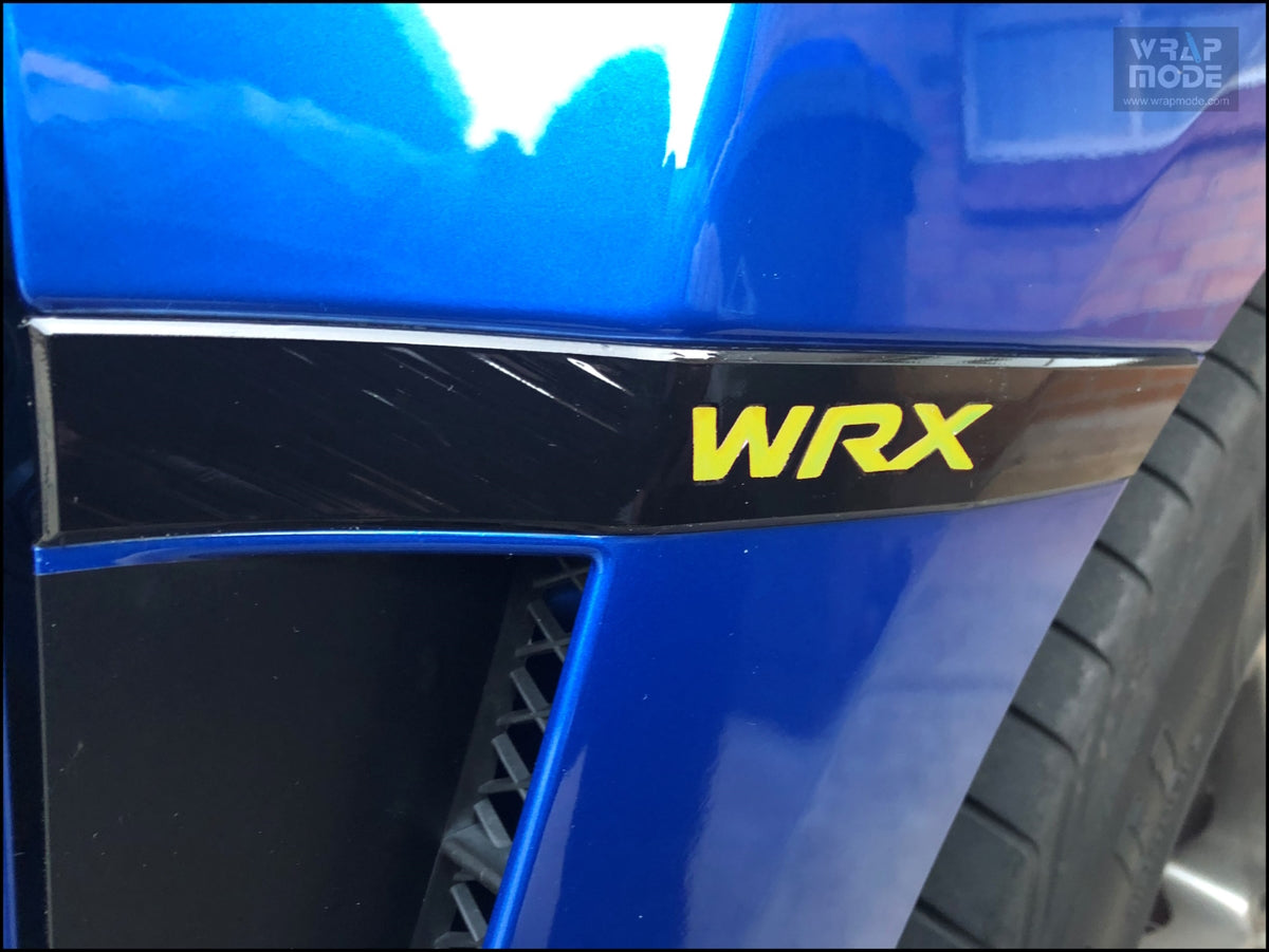 Fender Logo Overlay & Lettering - For Subaru WRX 2008-2014 – Wrap Mode