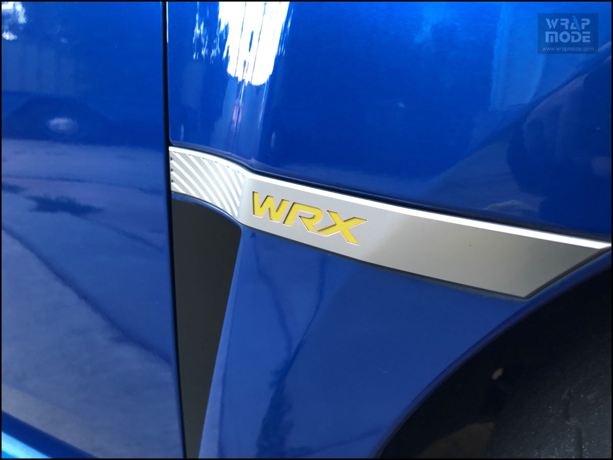 Fender Logo Lettering inlay - For Subaru WRX 2008-2014 – Wrap Mode